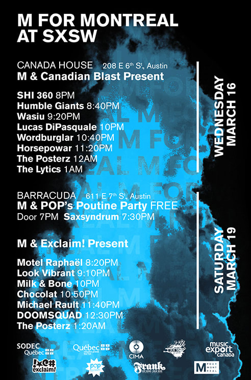 M for Montreal Gets DOOMSQUAD, Michael Rault, the Posterz for SXSW ...
