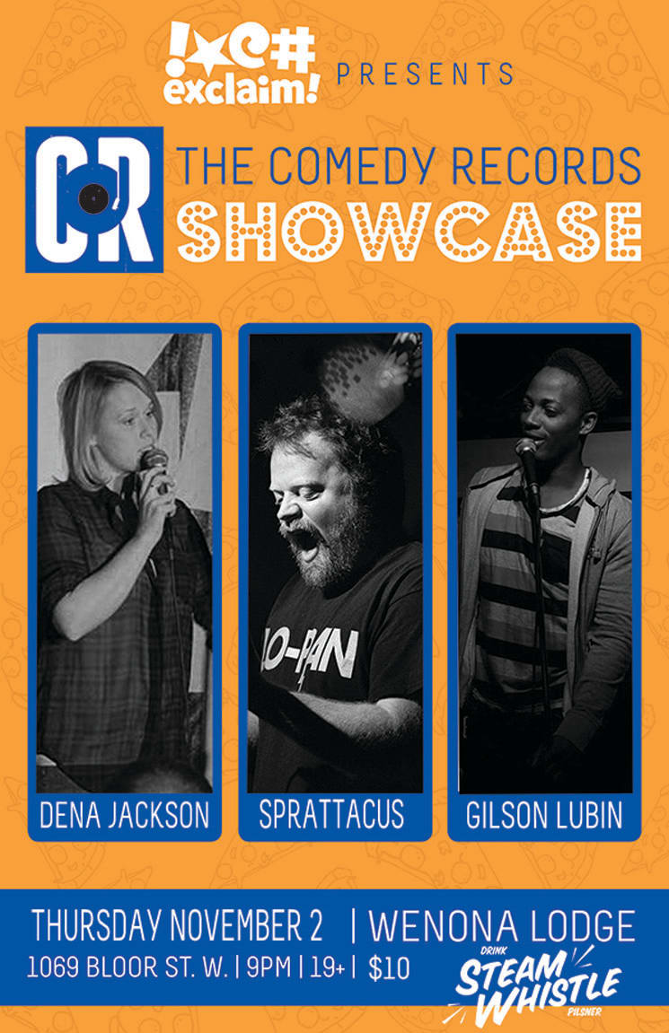 Gilson Lubin, Dena Jackson and Sprattacus Shake Hands at a Comedy ...