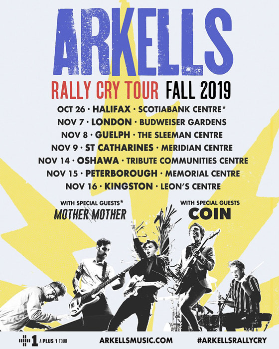 Arkells Map Out More Canadian "Rally Cry Tour" Dates │ Exclaim!