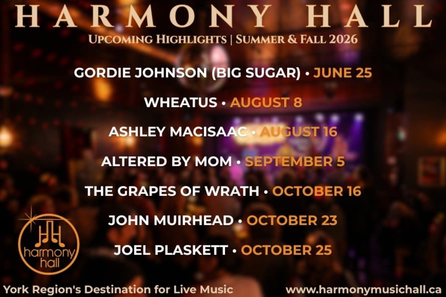 Wheatus, Joel Plaskett and 5 More Concerts Coming to York Region's ...