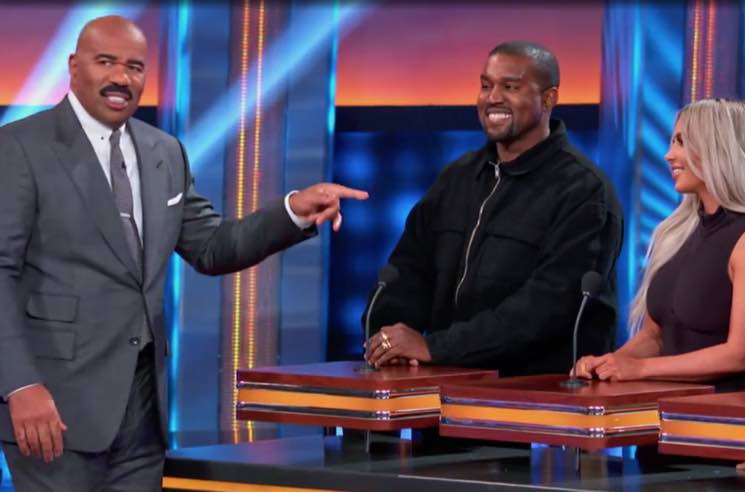 Watch Kanye West and the Kardashians on 'Celebrity Family Feud' │ Exclaim!