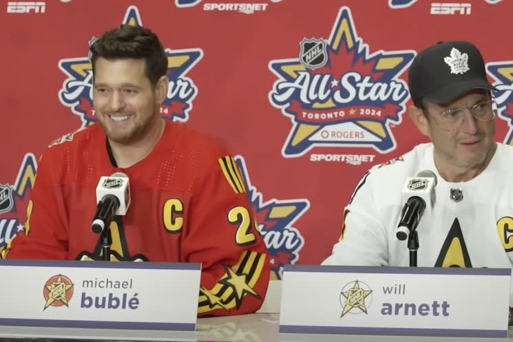 Michael Bublé Was on Shrooms at the 2024 NHL All Star Game Draft │ Exclaim!