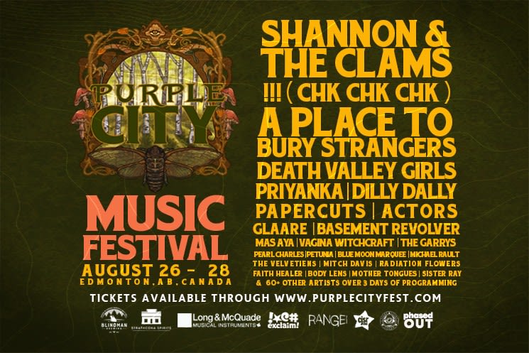 Purple City Music Festival Gets !!!, Shannon and the Clams, Basement ...