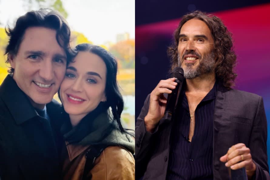 Katy Perry's Ex-Husband Russell Brand Reacts to Justin Trudeau Romance ...