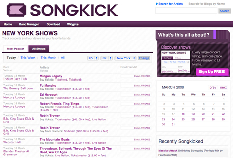 Songkick Looks To Change Your Concert Calendar │ Exclaim!