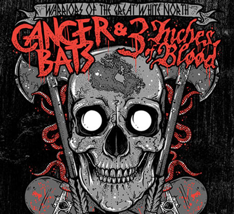 Cancer Bats Join Forces with 3 Inches of Blood for Cross-Canada Tour ...