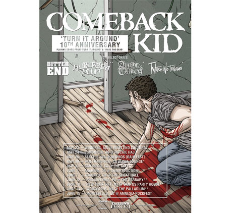 Comeback Kid Bring 'Turn It Around' 10th Anniversary Tour to North ...
