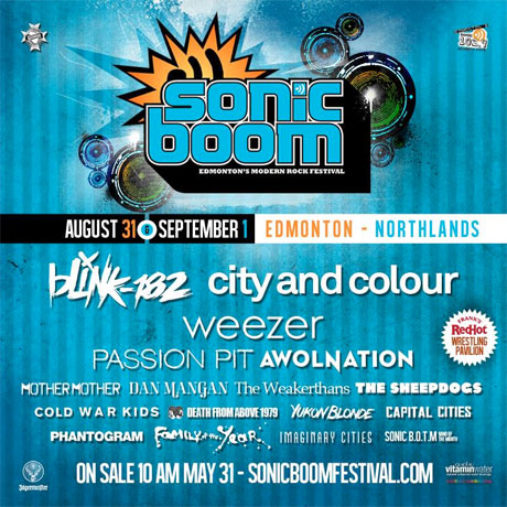Edmonton's Sonic Boom Festival Brings Out Blink-182, Weezer, City and ...