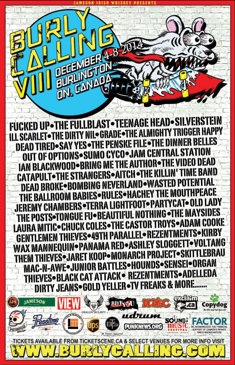 Burly Calling Rolls Out Full Lineup, Adds Silverstein, Grade and More ...
