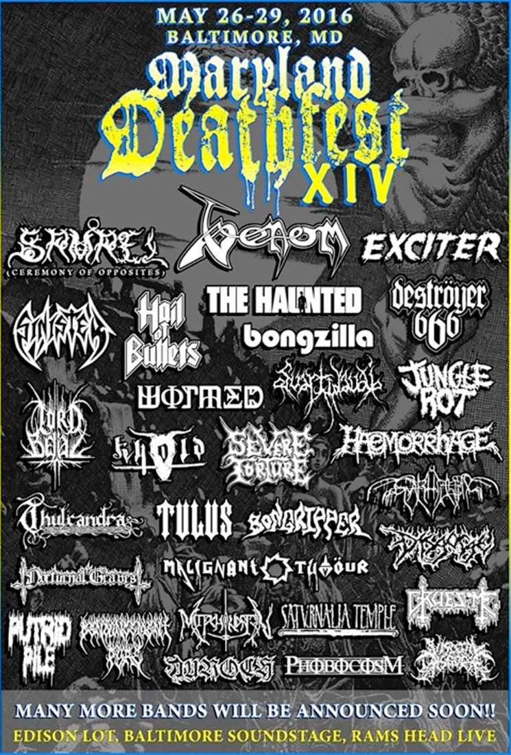 Maryland Deathfest Announces Initial 2016 Lineup │ Exclaim!