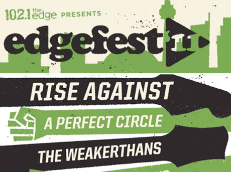 Toronto's Edgefest Gets Rise Against, A Perfect Circle, Weakerthans ...