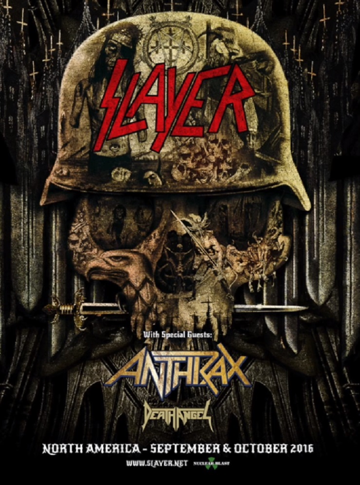 Slayer Take Anthrax and Death Angel on Fall North American Tour │ Exclaim!