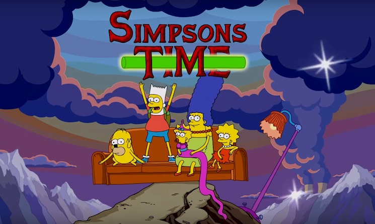 'The Simpsons' Crosses over with 'Adventure Time' for New Couch Gag ...