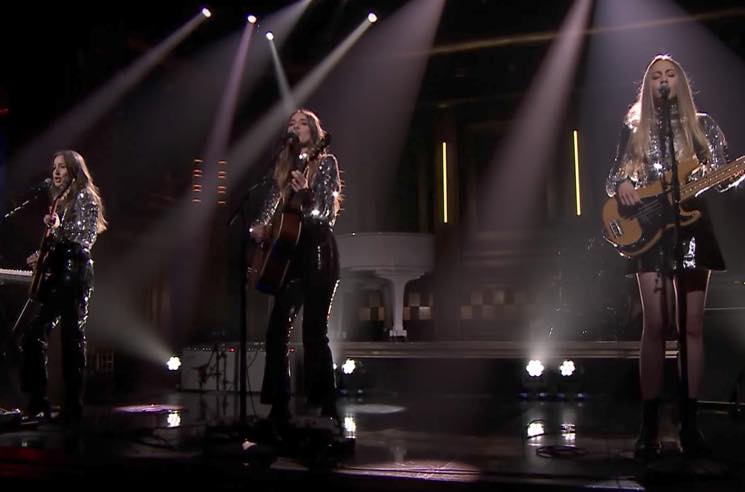 Watch HAIM Perform "Want You Back" on 'Fallon' │ Exclaim!