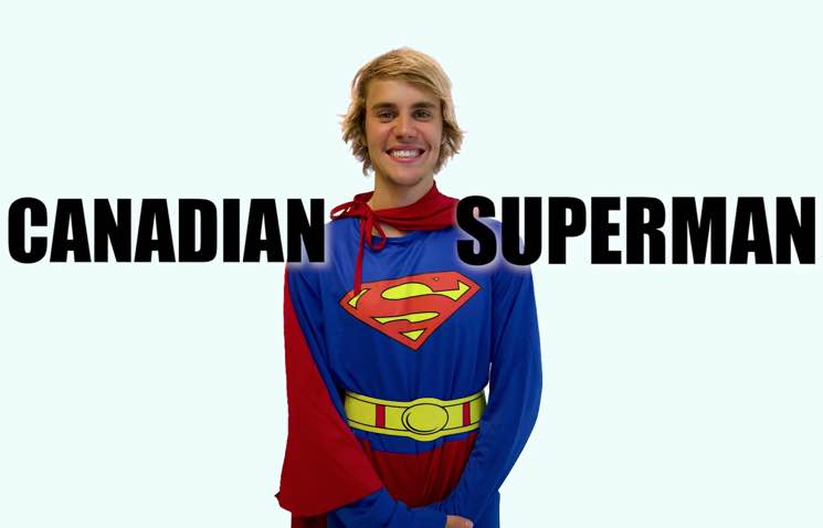 Watch Justin Bieber Play a Canadian Superhero in "Racist Superman ...