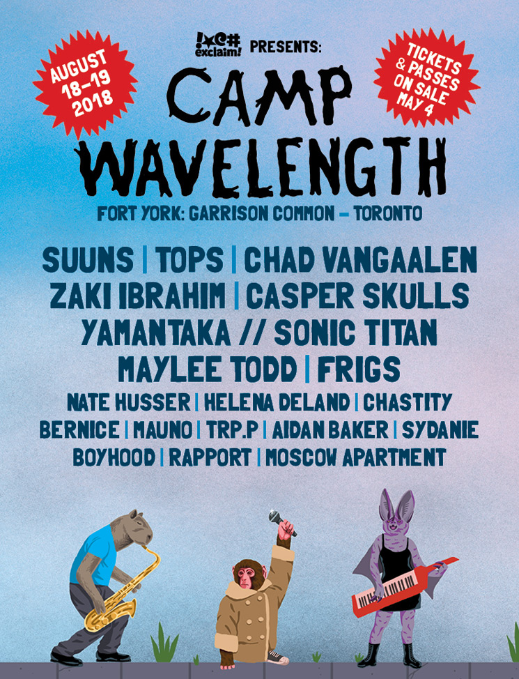 Camp Wavelength Unveils 2018 Lineup with Suuns, TOPS, Chad VanGaalen ...