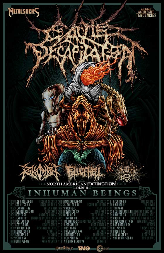Cattle Decapitation Announce Tour with Revocation, Full of Hell and ...