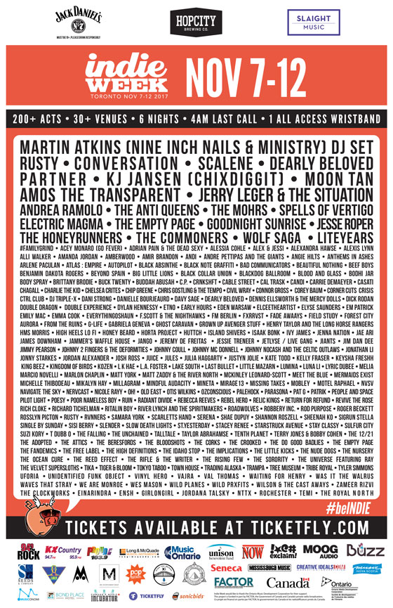 Toronto's Indie Week Gears Up for 2017 Edition │ Exclaim!