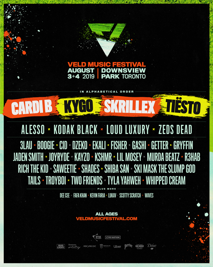 VELD Festival Announces 2019 Lineup with Cardi B, Kygo, Skrillex ...