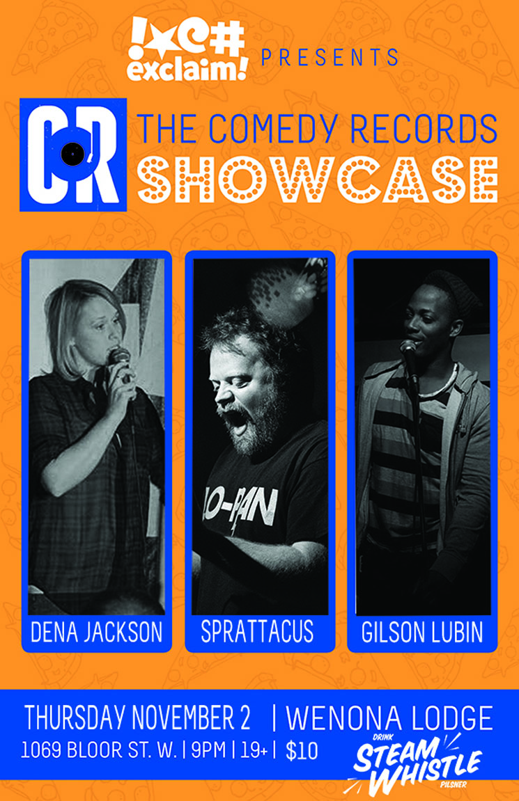 Gilson Lubin, Dena Jackson and Sprattacus Shake Hands at a Comedy ...