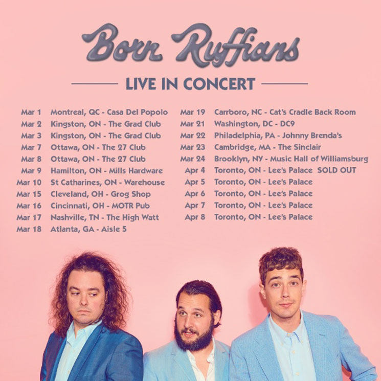 Born Ruffians Plot 2018 North American Tour │ Exclaim!