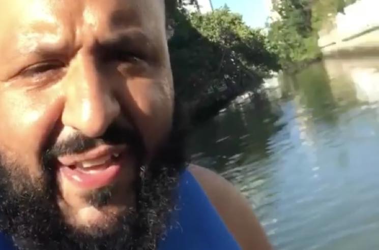 DJ Khaled Got Stuck in a Tree While Jet Skiing to Diddy's House │ Exclaim!
