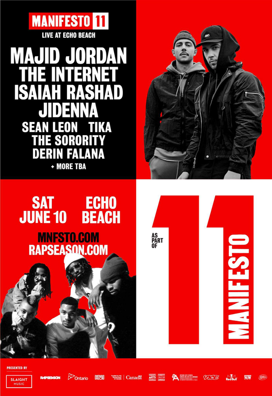 Toronto's Manifesto Festival Gets Majid Jordan, the Internet for 11th ...