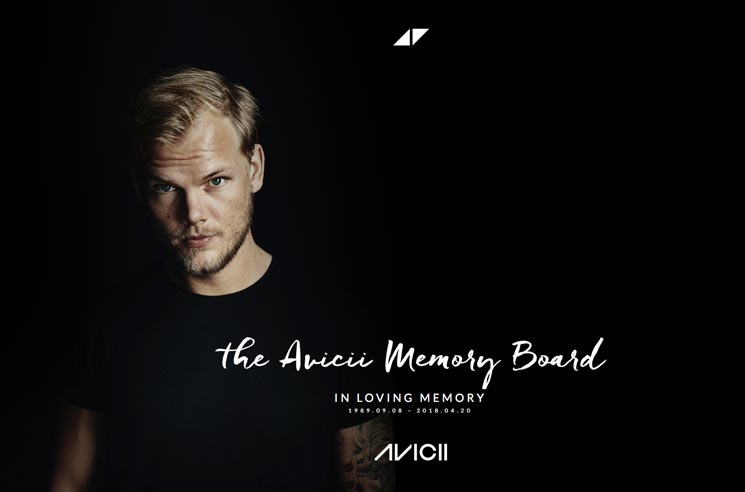 Avicii's Family Launches Digital Memorial │ Exclaim!