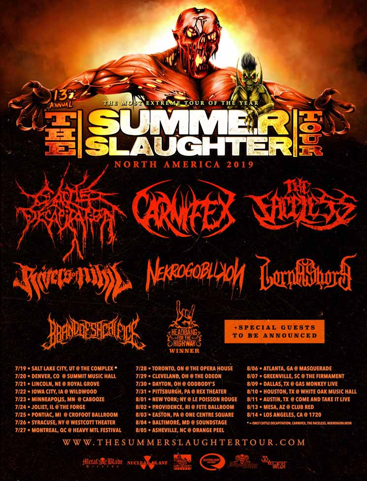 "The Summer Slaughter Tour" Is Returning to Toronto │ Exclaim!