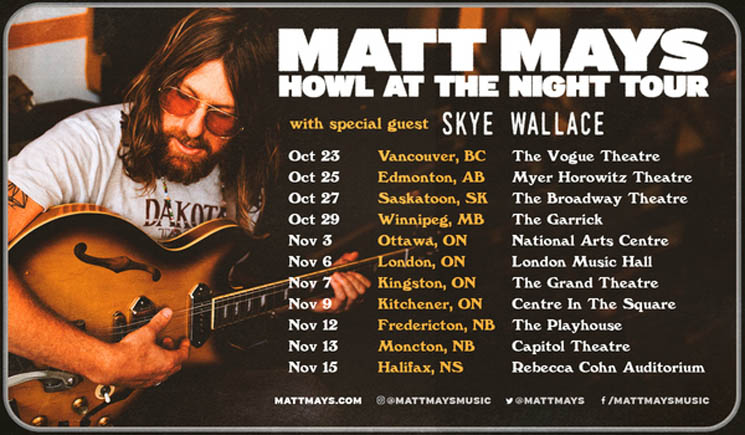 Matt Mays Maps Out Cross-Canada "Howl at the Night Tour" │ Exclaim!