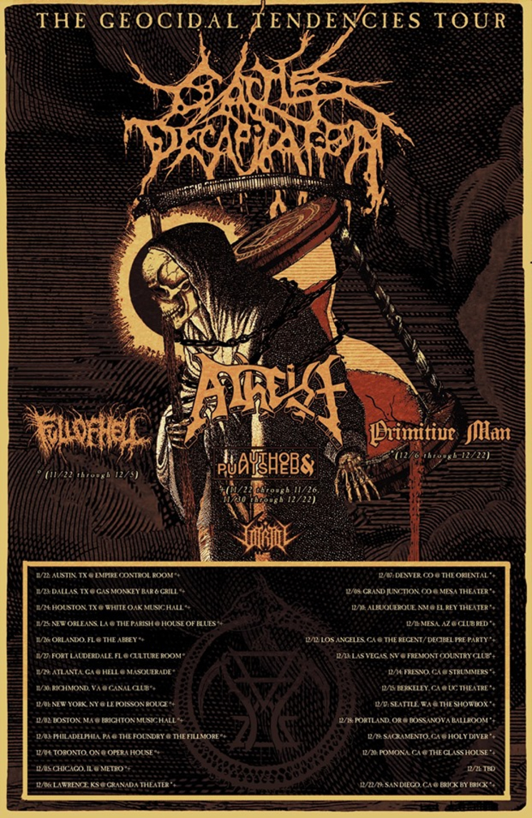 Cattle Decapitation Announce North American Tour with Atheist, Full of ...