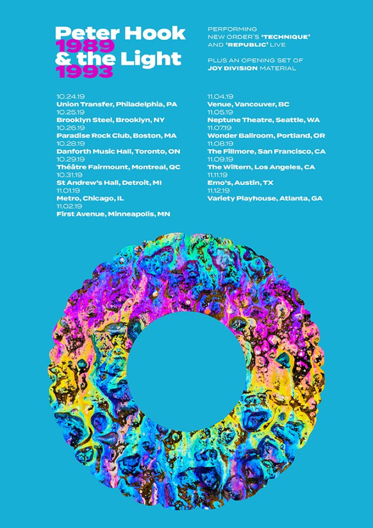Peter Hook and the Light to Play New Order's 'Technique' and 'Republic ...