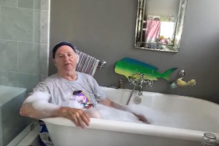 Watch Bill Murray Take a Bath on 'Kimmel' │ Exclaim!