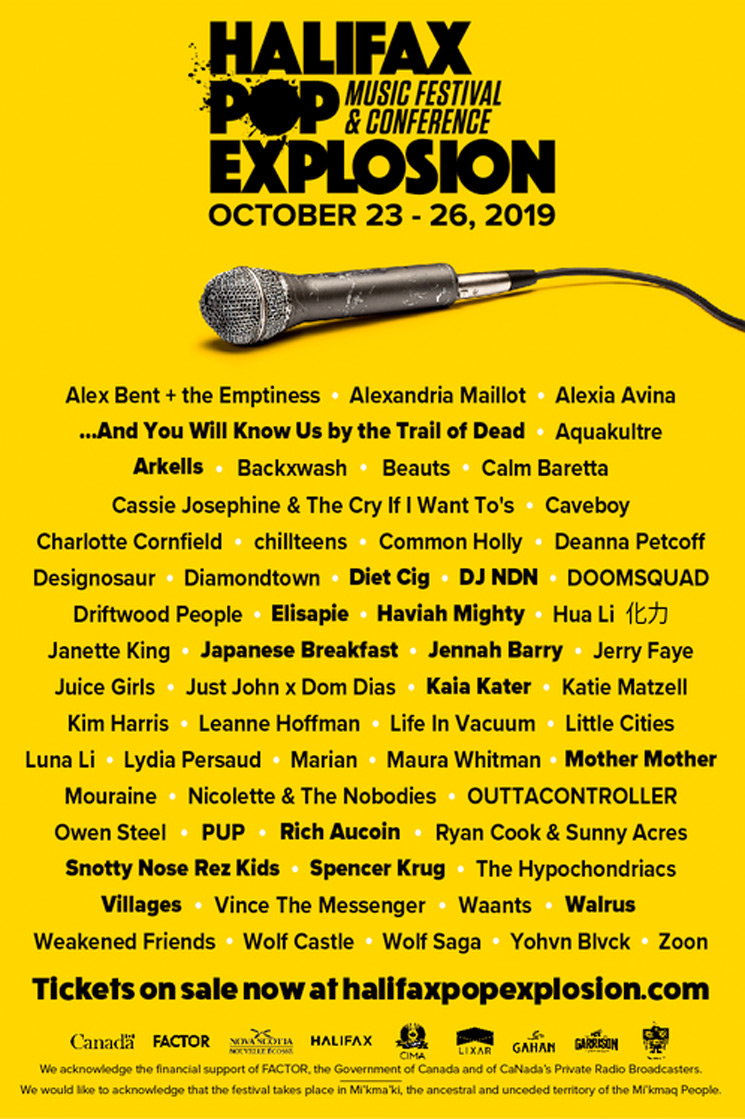 Halifax Pop Explosion Unveils Full 2019 Lineup │ Exclaim!