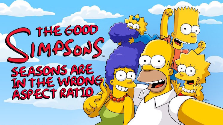 'The Simpsons' Mangled with Bad Aspect Ratio Crops on Disney+ │ Exclaim!