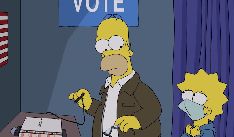 Lisa Scolds Homer Not to Vote for Trump in New Political Clip from 'The ...