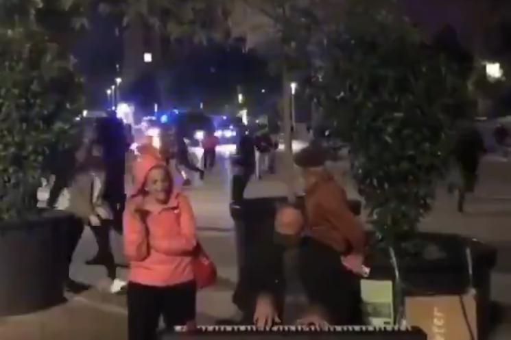 This Video of Some Guy Playing "Eternal Flame" During a Riot Is Real ...