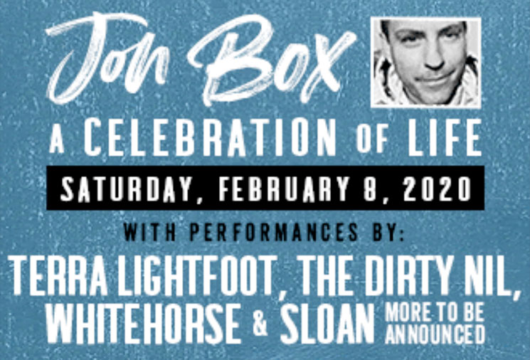 Jon Box Tribute Show Announced with Sloan, Whitehorse │ Exclaim!