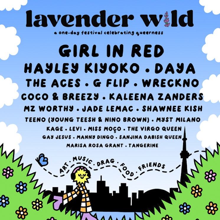 Toronto's lavender wild Gets Girl in Red, Hayley Kiyoko, myst milano. for 2023 Edition │ Exclaim!
