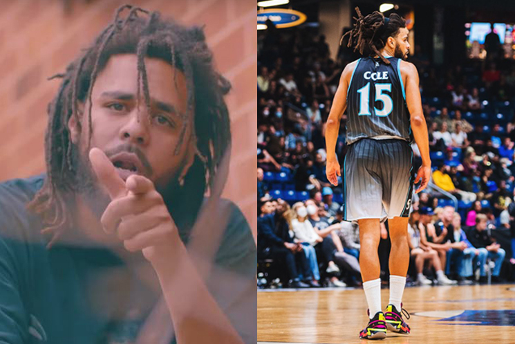 Watch J. Cole Show Off His Jumper In His CEBL Debut │ Exclaim!
