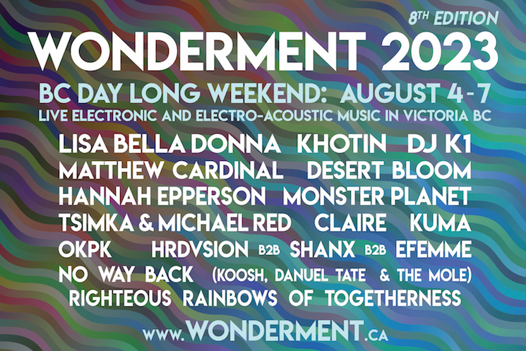 Victoria's Wonderment Festival Gets Khotin, Hannah Epperson, Matthew ...