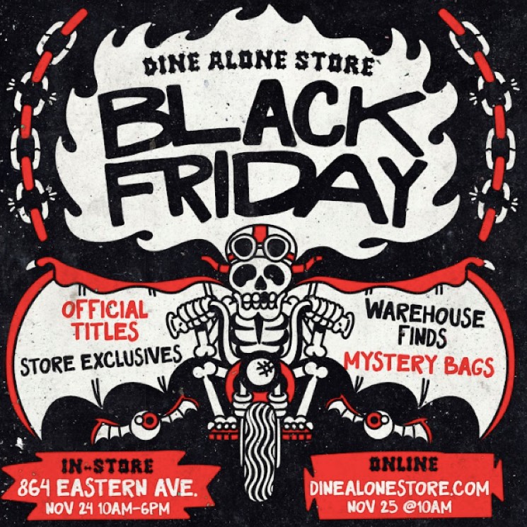 Toronto's Dine Alone Records Clubhouse Open to Public for Black Friday ...