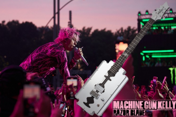 Machine Gun Kelly Responds to Razor Blade Guitar Backlash │ Exclaim!