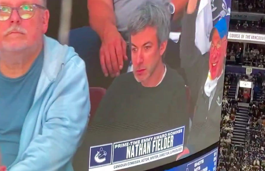 Nathan Fielder Was a Pouty Canuck at Playoff Game 5 │ Exclaim!