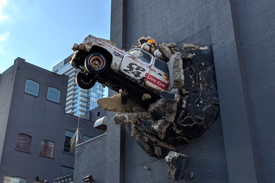 Bell Media Offers Update on Iconic Truck Sculpture as CP24 Leaves ...