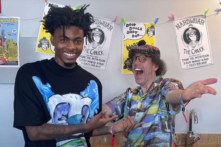 Watch Lazer Dim 700 Beat Nardwuar at His Own Gift-Giving Game │ Exclaim!