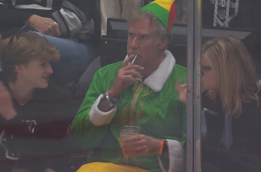 Buddy the Elf Attends Hockey Game Amid "Tough Holiday Season" │ Exclaim!