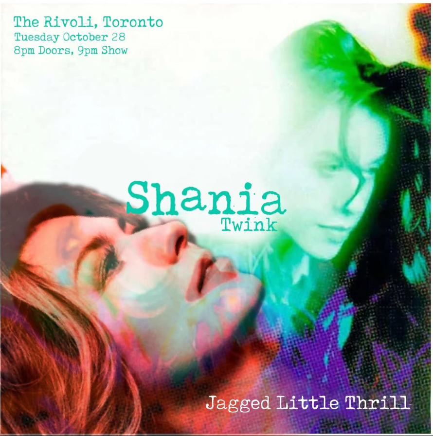 Shania Twink Add Second 'Jagged Little Pill' Toronto Halloween Show ...