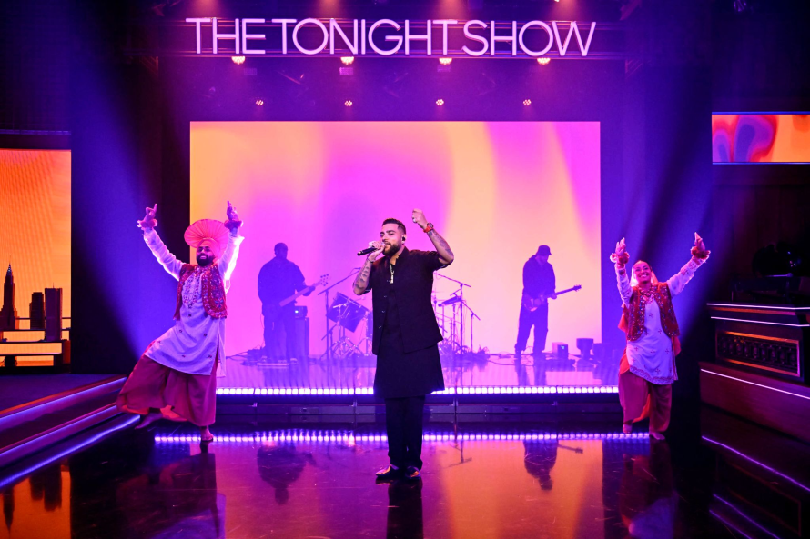 Karan Aujla Becomes First Punjabi Canadian to Perform on 'The Tonight ...