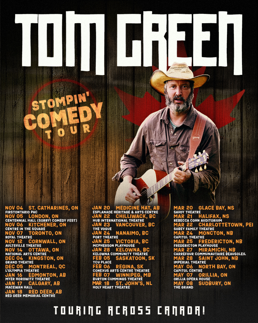 Tom Green Plots Canadian Stompin' Comedy Tour │ Exclaim!